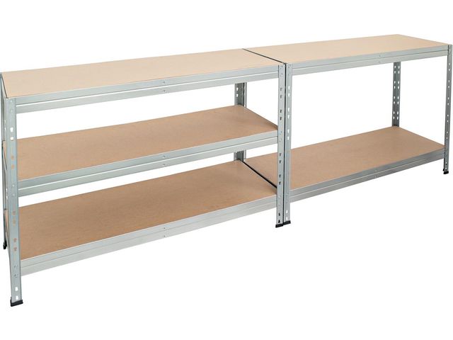 Ar Shelving Magazijnrek 180x120x50cm 5 Legborden HDF