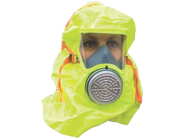 Masque de protection MSA S-Cap CO P jaune Coffret mural réfléchissan