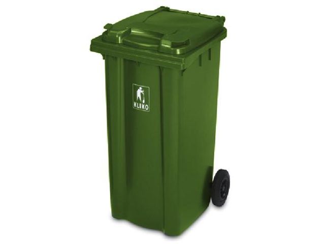 DiscountOffice Vuilcontainer PE 240 liter HxBxD 1100x580x740mm met ...