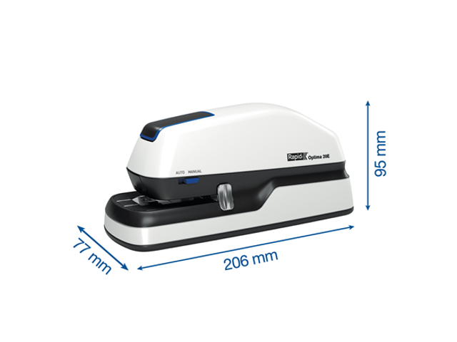 Rapid Nietmachine Elektrisch Optima 20E Zwart Zilver 20vel