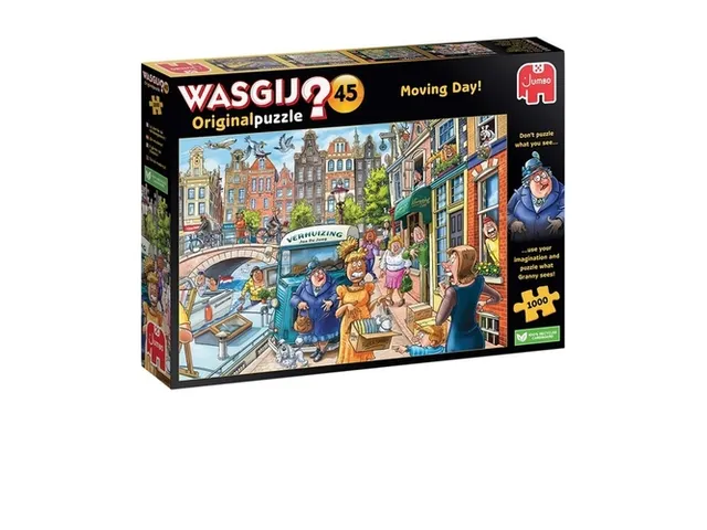 Puzzel Wasgij Original 45 Verhuisdag! 1000 Stuks