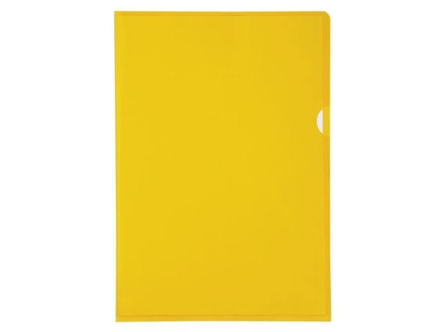 Exacompta 100 L-Mappen A4 Gladde Pvc Geel Sterke Kwaliteit 0.13mm ...