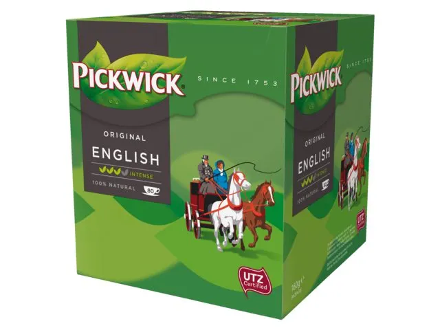 Pickwick Zwarte thee Engelse melange (verpakking 80 stuks)