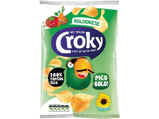 Croky Chips Crocky Bolognaise sachet de 100g | DiscountOffice.be