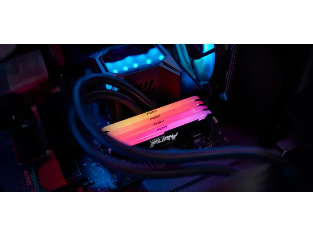 Kingston 32GB 3600MT/s DDR4 CL18 DIMM (Sets van 2) FURY Beast RGB