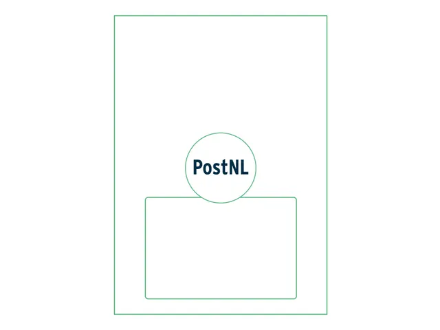 Rillprint Retourlabel POSTNL label A4 150x100mm 100 Vel