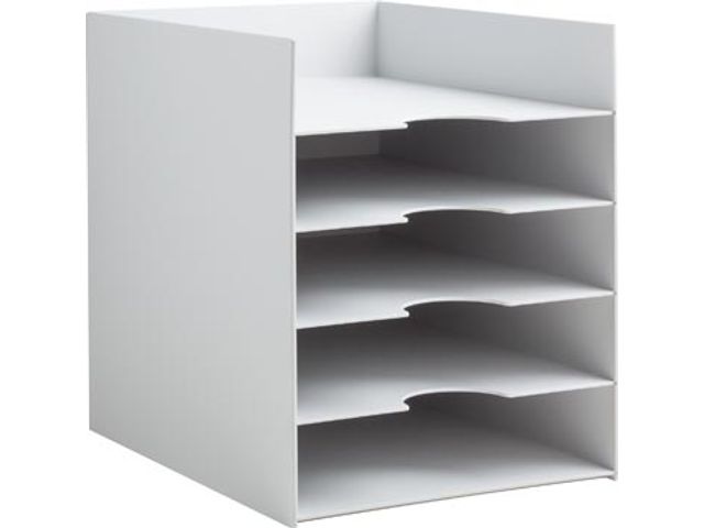 Paperflow Sorteerbakje, 5 Laden, Breedte 25,8 Cm grijs | DiscountOffice.be