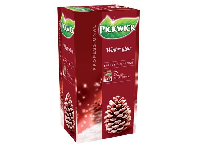 Zwarte Thee Pickwick winter glow 25x2 gr met envelop | DiscountOffice.be