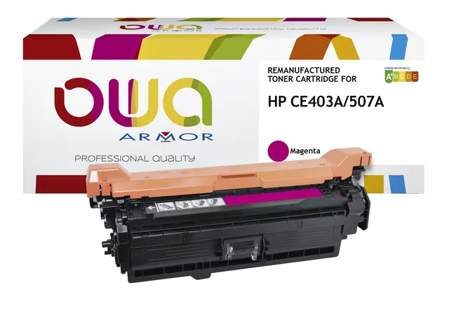 Owa (Oar) Tonercartridge OWA alternatief tbv HP CE403A rood