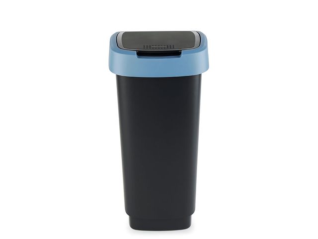 Vepa Bins Afvalbak Twist 25 Liter Zwart Blauw | DiscountOffice.nl Vepa Bins Afvalbak Twist 25 Liter Zwart Blauw | DiscountOffice.nl