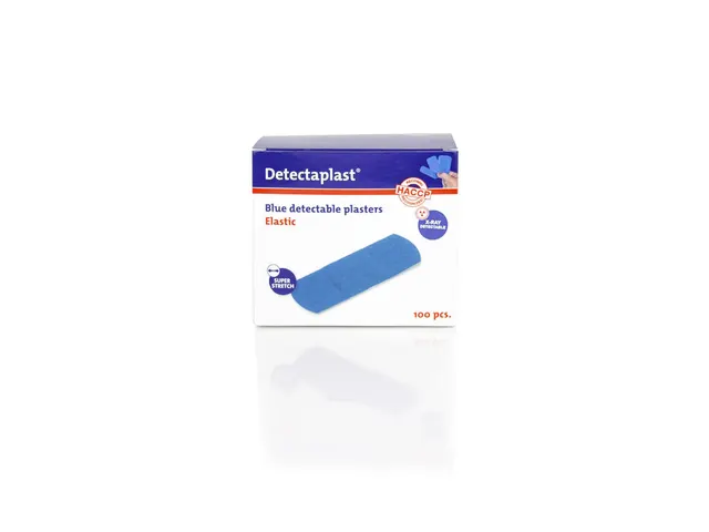 Detectaplast pleister elastisch X-Ray blauw 25x72mm 100 Stuks
