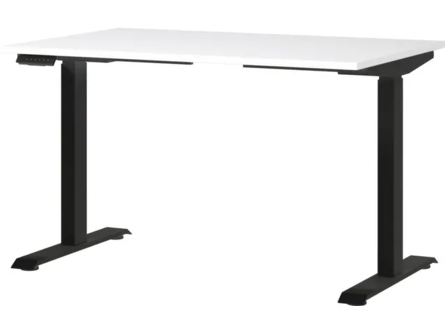 DiscountOffice Elektrisch ihv bureau HxBxD 720-1200x1200x800mm blad wit